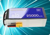 China 22.8V 25000mAh Lithium Polymer Drone Battery 90A Discharge for sale