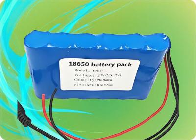 China 22.2V 2Ah Lithium Ion Battery Pack with 300 Cycles for sale
