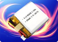 China 3.7V 640mAh Rechargeable Lithium Ion Battery with 500 Cycles for sale