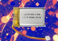 China 3.7V 255mAh Li-ion Battery for Pet Tracking Devices for sale