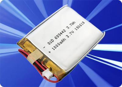 China 3.7V 1050mAh Lithium Ion Battery 500 Cycles for Air Quality Monitor for sale