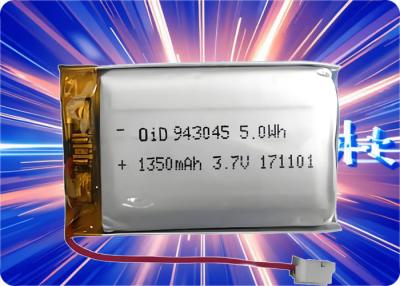 China 3.7V 1430mAh Lithium Ion Battery 500 Cycles 1C Discharge for sale