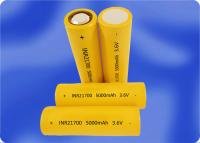China 21700 5000mAh Lithium Ion Battery 30A Discharge NMC for sale