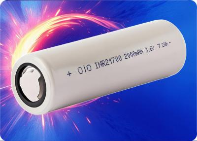 China 21700 2000mAh Li Ion Battery 10C Discharge 500 Cycles for sale