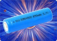 China 14500 Rechargeable Li-Ion Battery 850mAh 3.7V 0.85A for sale