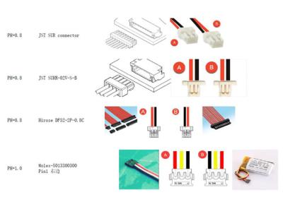 China Li-Po Battery Connectors Guide: Pitch Sizes and Models for sale