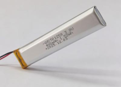 China OID501259 3.8V 420mAh Lithium-Ion Battery Pack with 500+ Cycles for Laboratory Electronic Pipettes for sale