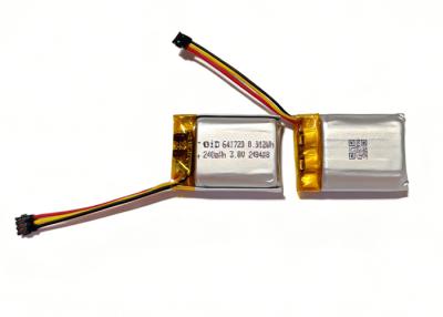 China OID641723HV 3.8V 260mAh Lithium Polymer Battery with 500+ Cycles and Extreme Cold Performance for Electronic Pipettes for sale