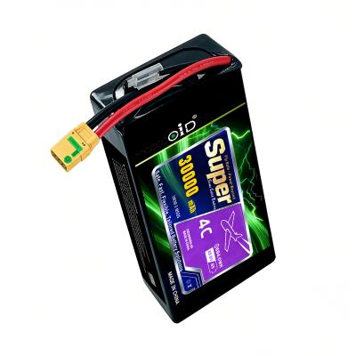 China OID 30000mAh 22.8V High Discharge Lithium Polymer Drone Battery with XT90-S Connector for sale