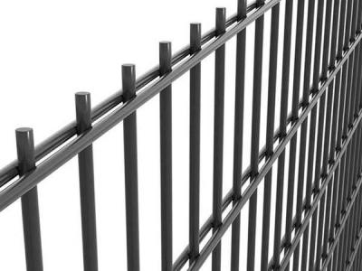 China Steel Twin Wire Mesh Fence 8/6/8mm 50x200mm Panel for High Security for sale
