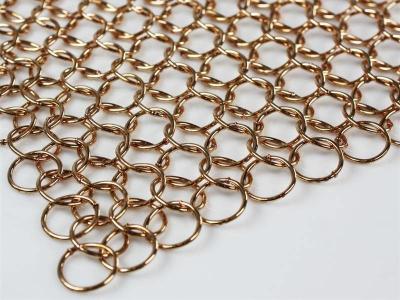 China Custom Steel Metal Curtain 100cm Width - UV Resistant & Flame Retardant Architectural Mesh for Partitions for sale