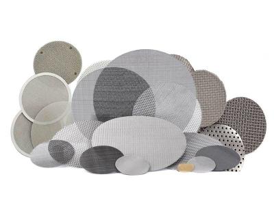 China Galvanized Mesh Filter Disc 5-3000mm Diameter with 2-1000μm Precision for Industrial Filtration for sale
