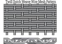 China 202 & 302 Twill Dutch Weave Mesh for Particle Ultrafiltration with 5-6 μm Filtration Grade and Heavy-Duty Construction for sale