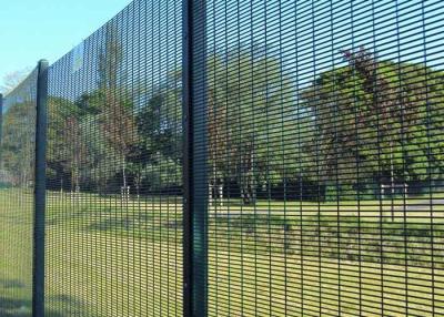China 358 Anti Climb Mesh Fence 76.2mm x 12.7mm Galfan Wire | 500-550 MPa Tensile Strength Security Barrier for sale
