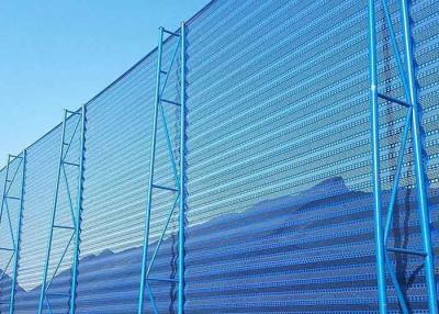 China Perforated Metal Windbreak Panel with 50-55% Wind Reduction and 70-85% Dust Control for Industrial Applications for sale