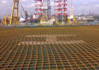 China 9×9m & 12×12m Helideck Landing Safety Net - 225kg Tension Capacity, CAP 437 Compliant for sale