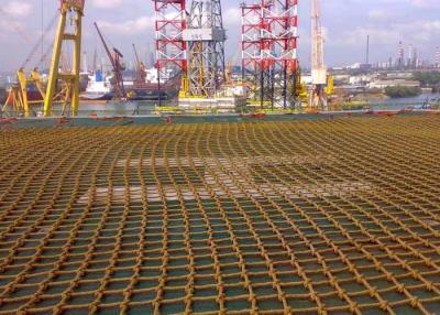 China 9×9m & 12×12m Helideck Landing Safety Net - 225kg Tension Capacity, CAP 437 Compliant for sale