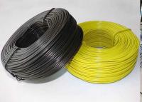 China Yellow Green PVC Coated GI Steel Wire 4mm Diameter for Industrial Fencing and Mesh Applications for sale