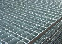 China Galvanized Steel Grating 50mm Pitch Carbon Steel Platform Grating with 83.3% Drainage Efficiency for sale