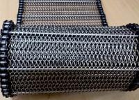 China Mild Steel Chain Link Conveyor Belt 5.08mm-25.4mm Pitch with Welded/Knuckled Edge Options for sale