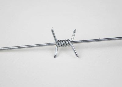 China Single Twist Barbed Wire 1.8mm-3.0mm Diameter Galvanized Security Fencing for Perimeter Protection for sale
