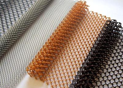 China Metal Coil Drapery Curtain - 0.8-1.2mm Wire Diameter, 4-30mm Aperture Size for Interior Space Dividers and Decoration for sale
