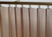 China Metal Coil Drapery Curtain - 0.8-1.2mm Wire Diameter, 4-30mm Aperture Size for Interior Space Dividers and Decoration for sale