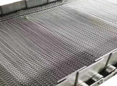 China Compound Weave Metal Conveyor Belt 200mm-3000mm Width with Steel Cord Construction for Food & Industrial Applications for sale