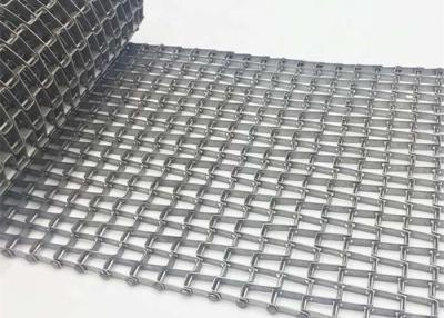 China Honeycomb Metal Conveyor Belt 0.5m-3.5m Width Flat Wire Belting with 1