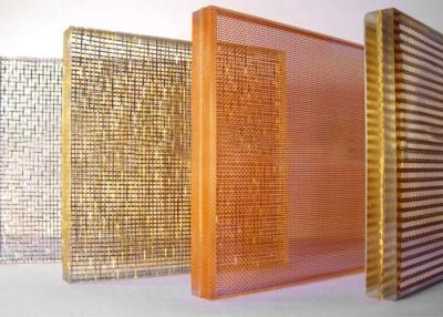 China 6mm Fabric Laminated Glass for Architectural Decoration - ANSI Z97.1 Safety Standard, Multiple Size Options 2000x2500mm for sale