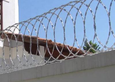 China BTO10 BTO22 BTO30 Flat Wrap Razor Wire - 15m Length, 450-1000mm Diameter Security Barrier for sale