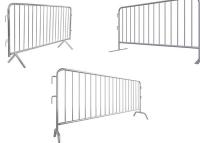 China 16 Gauge Galvanized Steel Crowd Control Barrier with 5/8