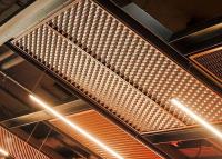 China Aluminum Expanded Metal Ceiling Panels 1.5-3mm Thickness with Fireproof Heat Insulation and Noise Absorption for sale