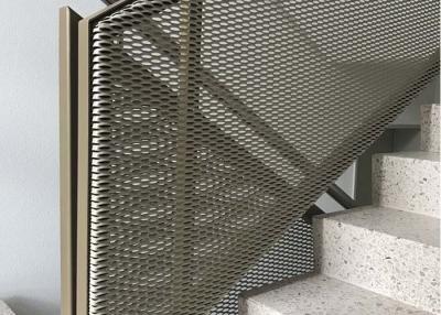 China Expanded Metal Balustrade and Railing Infill Panels 1.5-3mm Thickness with 1000x2000mm Standard Size for sale