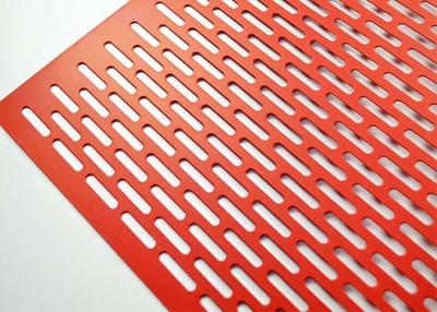 China Slotted Hole Perforated Metal Sheet 0.5mm-6mm Thickness for Food Industry Filtration and Architectural Applications for sale