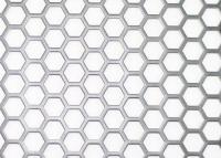China Hexagonal Hole Perforated Metal Sheet 0.5-6.0mm Thickness for Architectural Fencing and Decoration for sale