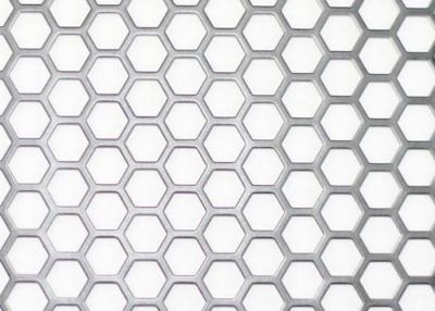 China Hexagonal Hole Perforated Metal Sheet 0.5-6.0mm Thickness for Architectural Fencing and Decoration for sale