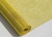 China 100mesh Brass Wire Mesh 0.5m-1m Width for Architectural Decoration, Filtration & EMI Shielding for sale