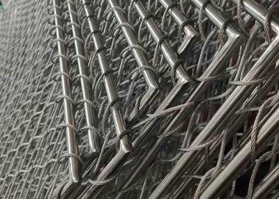 China 316 Stainless Steel Helideck Safety Netting 1.2mm-3.2mm Rope Diameter with 25+ Year Lifespan for sale