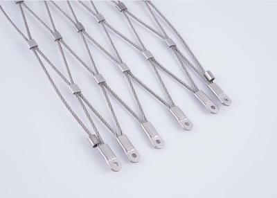 China Stainless Steel Rope Mesh 7x7 & 7x19 Construction for Architectural Safety & Decoration for sale
