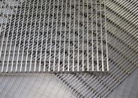 China Stainless Steel Architectural Decorative Wedge Wire Panels and Cylinders for Building Facades, Flooring, and Ceilings for sale