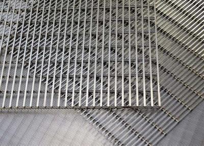 China Stainless Steel Architectural Decorative Wedge Wire Panels and Cylinders for Building Facades, Flooring, and Ceilings for sale