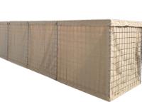 China Military Gabion Blast Wall 4mm 5mm Wire Diameter Perimeter Security Barrier System for sale