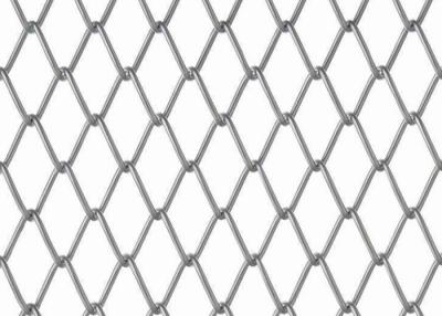 China 1.2mm-5mm Stainless Steel Chain Link Fencing with 50-100mm Mesh Size for Industrial Security Applications for sale