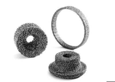 China Compressed Knitted Copper Wire Mesh 0.15-0.28mm for Sealing, Filtering & Shielding Applications for sale