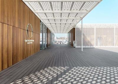 China Aluminum Perforated Metal Sunshade Panels 1-3mm Thickness for Architectural Sun Control Systems for sale