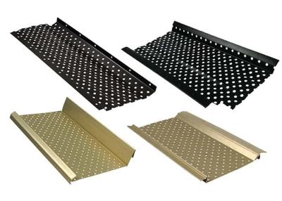 China Stainless Steel & Aluminum Perforated Metal Leaf Guards - Corrosion Resistant Gutter Covers for Clog Prevention for sale