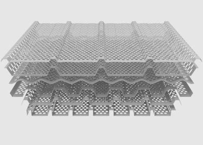 China Custom Corrugated Perforated Metal Panels 0.3-5.0mm Thickness for Architectural Facades & Industrial Applications for sale