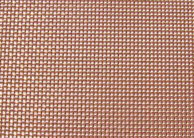 China BWG30-BWG34 Copper Insect Screen Metal Security Mesh 30-60 Inch Width 75-100 Foot Length for sale