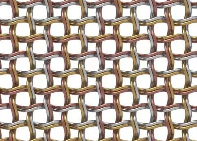 China Crimped Decorative Wire Mesh with Multiple Weave Patterns for Architectural Applications - Round and Flat Wire Options for sale